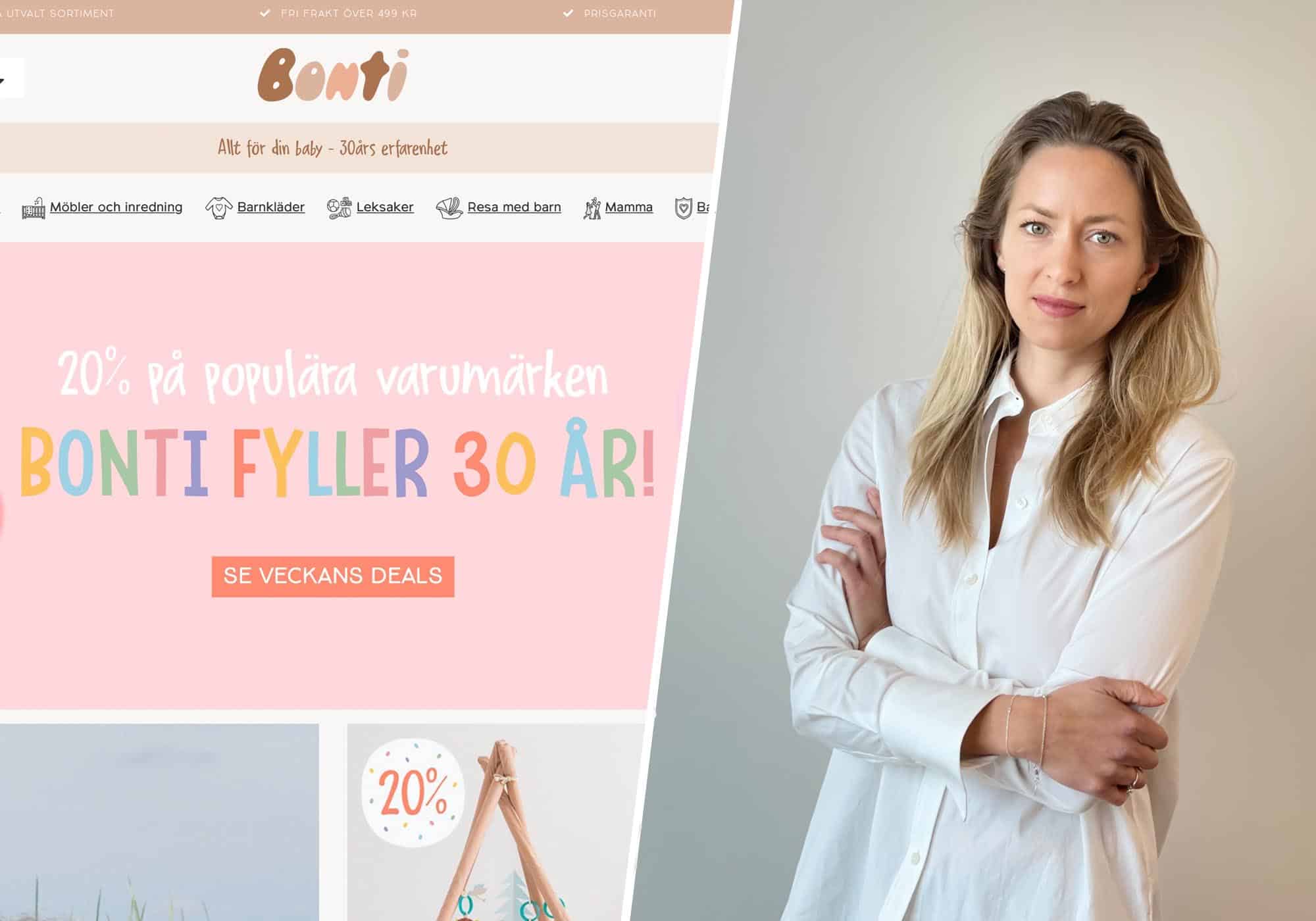 Hon ska växa Bonti´s E-handel - Ehandel.se