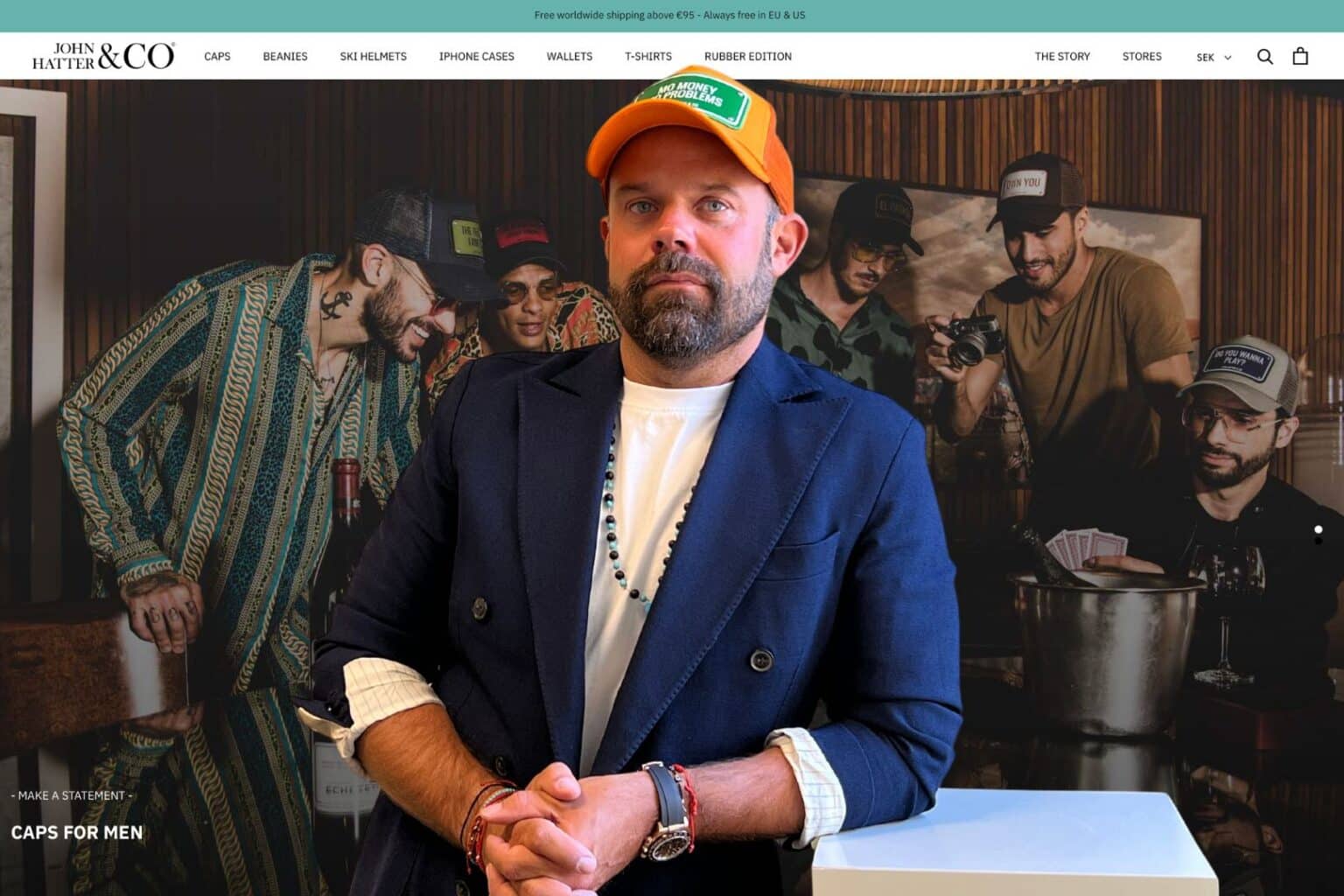 John Hatter & CO - Lyxiga kepsar för miljoner - E-commerce Success