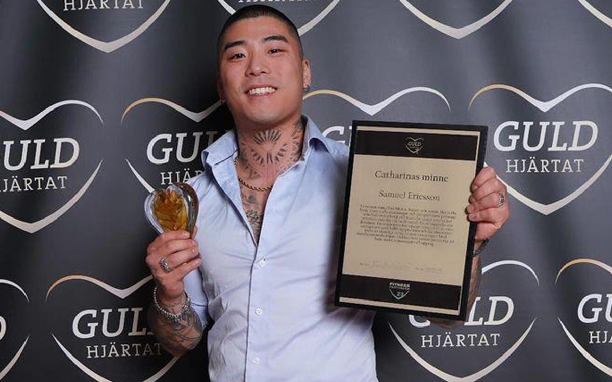 Samuel Ericsson tog emot hederspris på Guldhjärtat: “En enorm ...