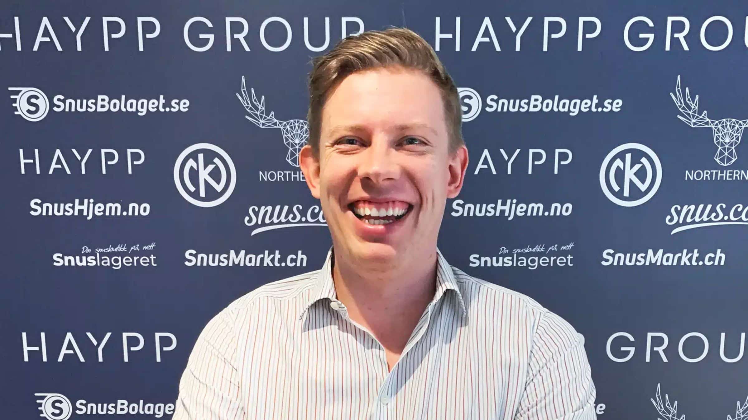 Haypp Group - så byggdes världens största snus-ehandel